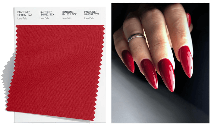 PANTONE 18-1552 Lava Falls - модні відтінки манікюру 2022/23 | Tufishop ...