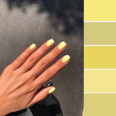 PANTONE -12-0736 TCX Lemon Drop - модні відтінки манікюру 2024 ...